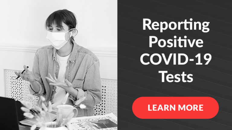Reporting Positive COVID-19 Tests: Update | Colony West